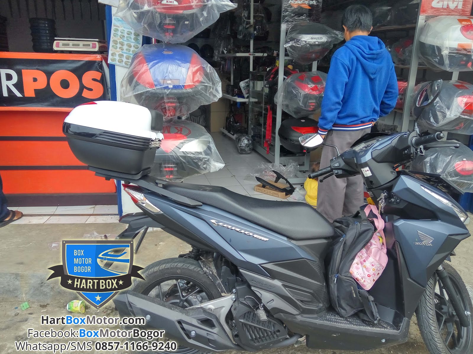 BRACKET ALMUNIUM HONDA VARIO 150 NEW . ADA JUGA 125 LAMA Bracket ...