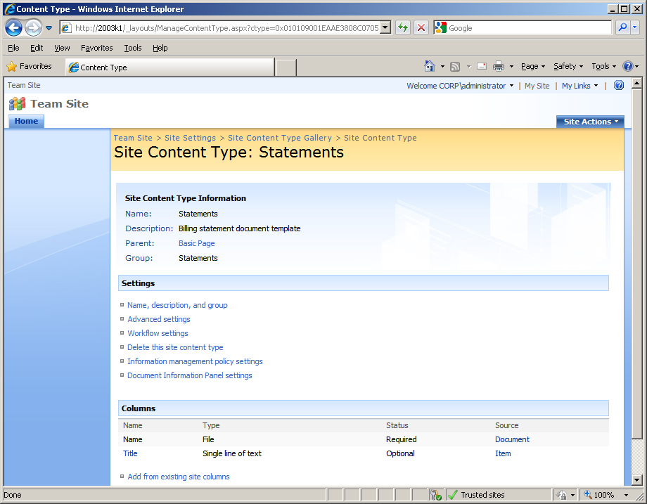 Al's Tech Tips: SharePoint 2007: Adding a Document Information Panel ...