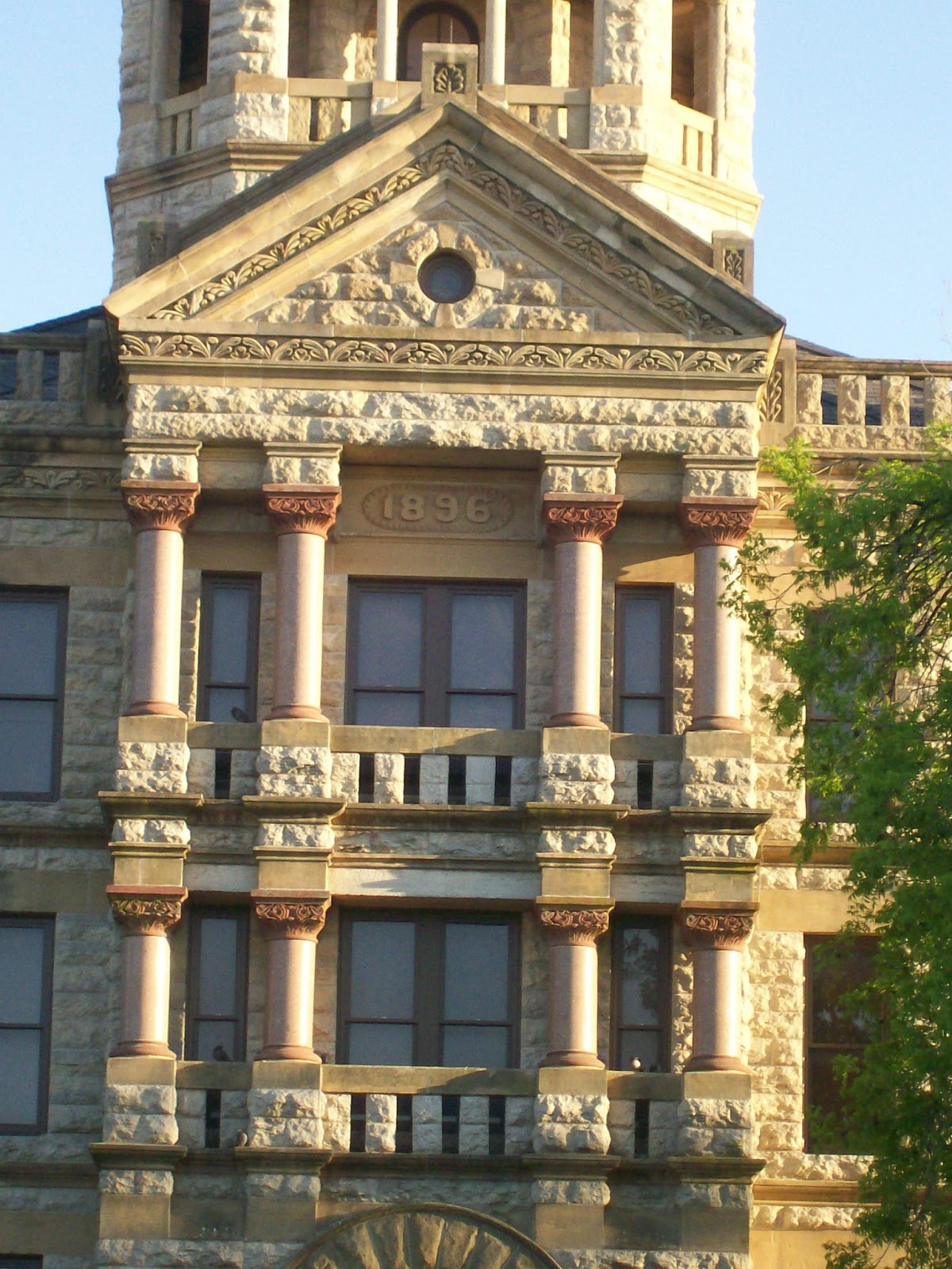 View from the Passenger Window: Denton's Courthouse Museum Square