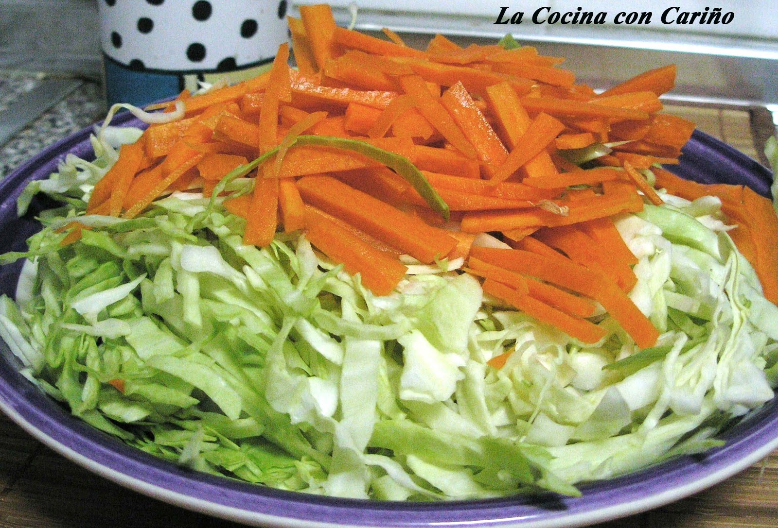 SOPA DE COL, CON JENGIBRE Y SALSA DE SOJA