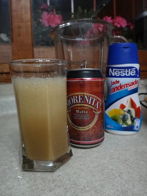 Bitacora de mi Chile: Malta con leche condensada