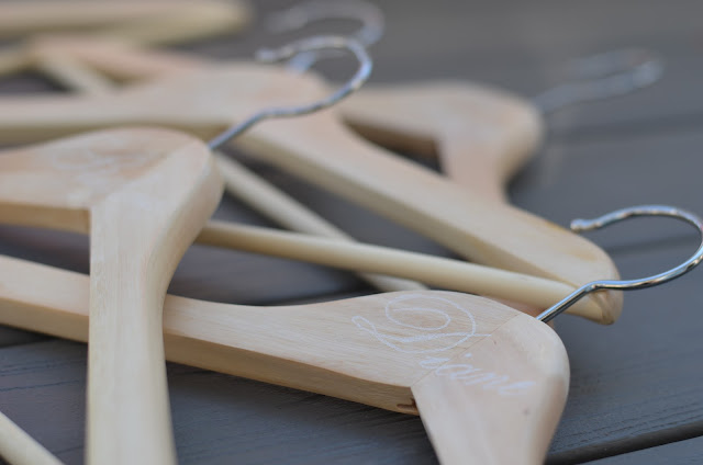 a spot of whimsy: diy: personalized hanger.
