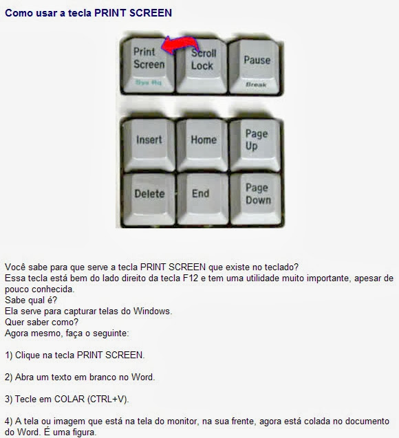 Como usar a tecla Print Screen | Tecnologia na Educação