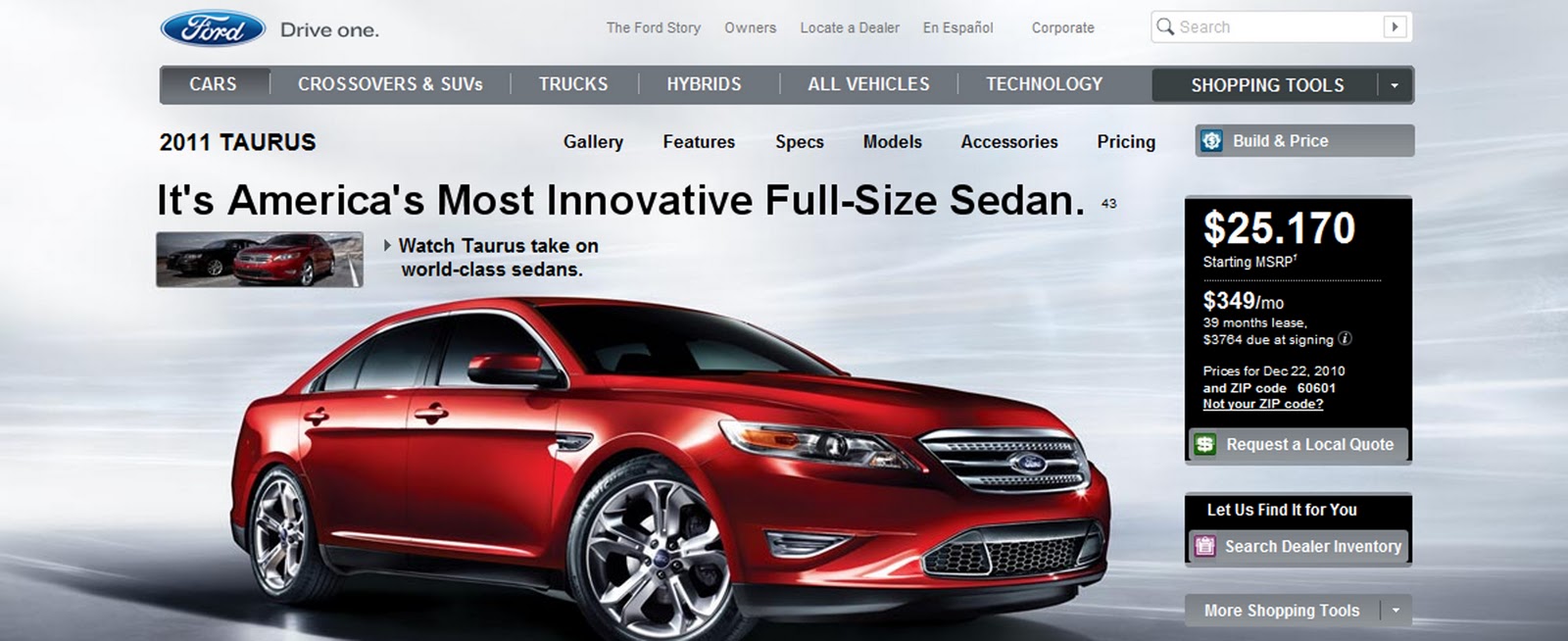 Seranitafari Street Team: The 2010 Ford Taurus