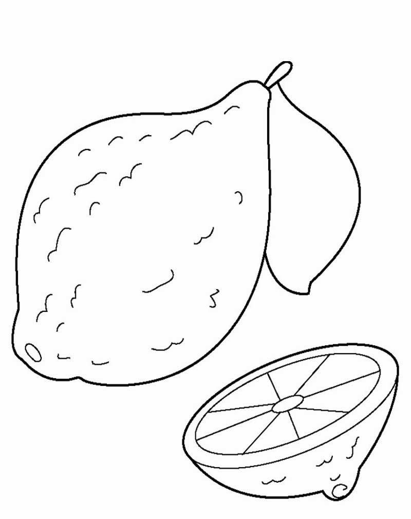 22+ Keren Abis Mewarnai Gambar Buah Lemon