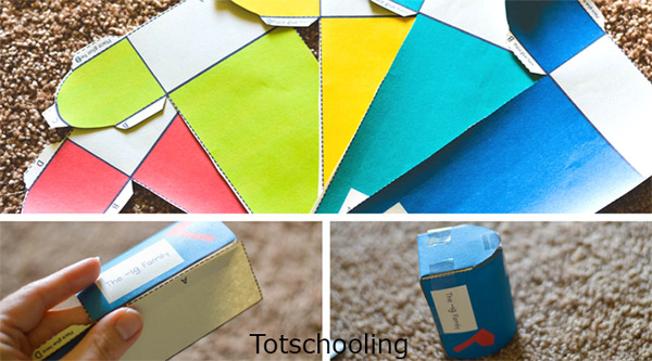 Mailbox Word Families Kindergarten Activity | Totschooling - Toddler ...