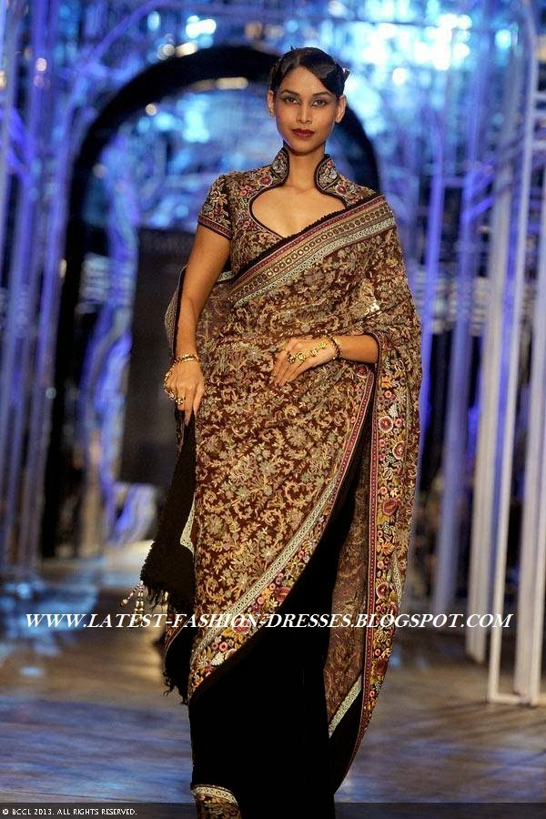 LATEST SOUTH INDIAN DESIGNER SAREE AND BLOUSE NECK DESIGNS COLLECTIONS ...