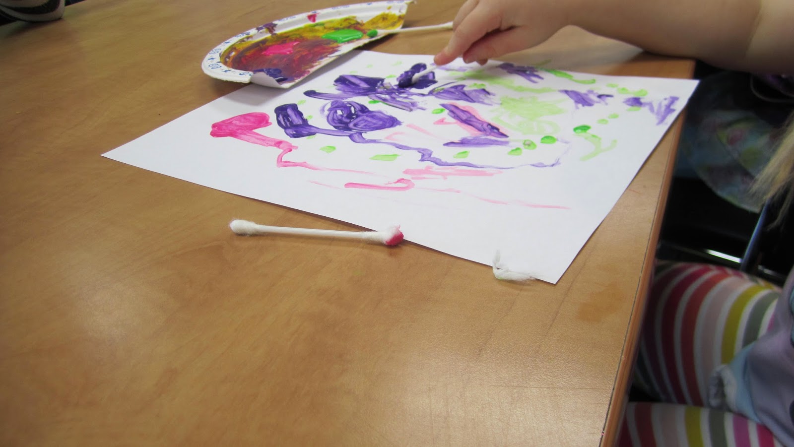 Sylvan Lake Library Blog: Quirky Q-Tip Painting!