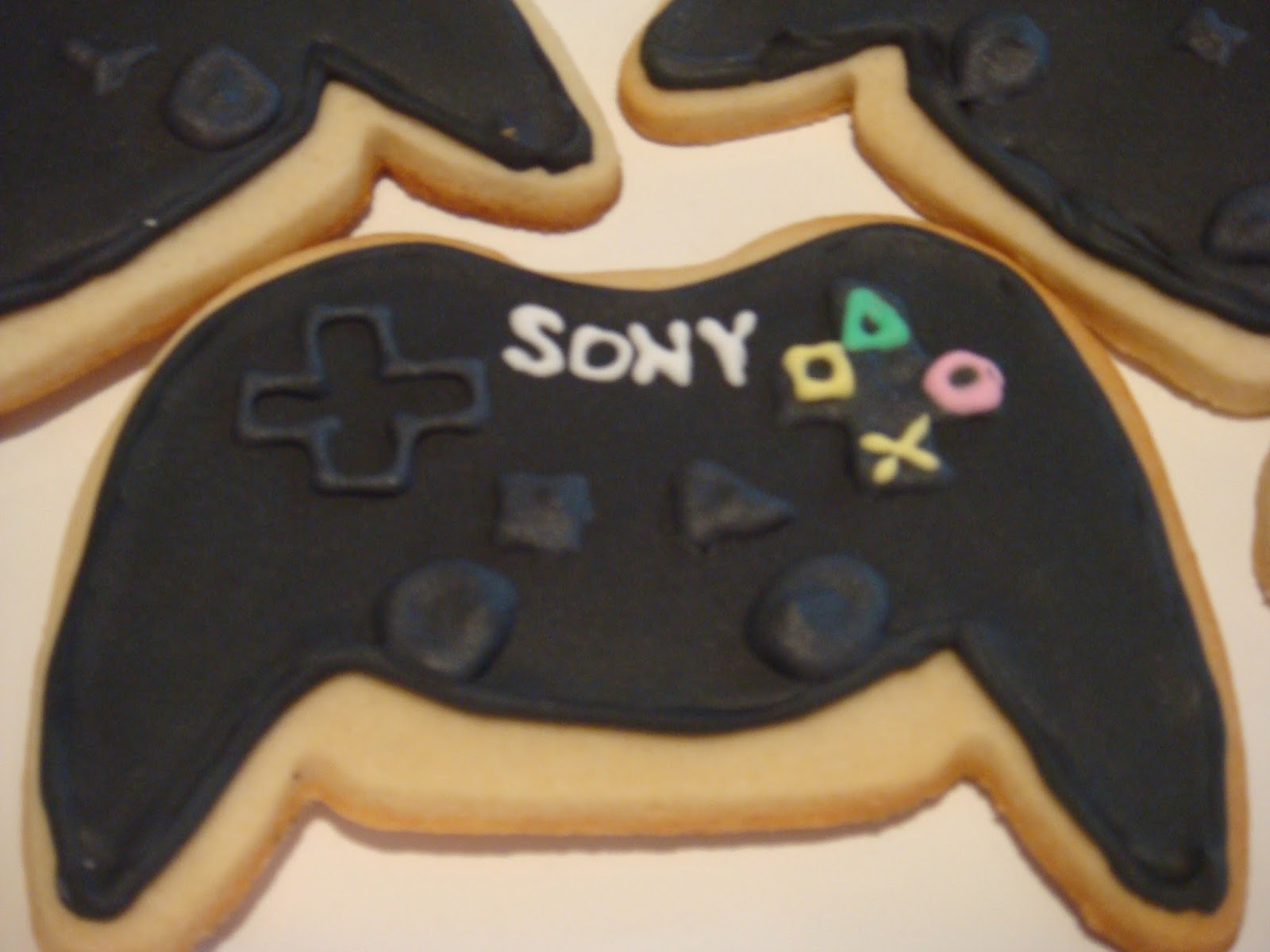 Anginettes by Victoria: Video Game Birthday Party Cookies