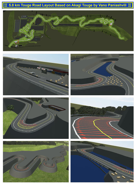 LFS AKAGI TOUGE LAYOUT ON AUTOCROSS LAYOUT YAMASI İNDİR