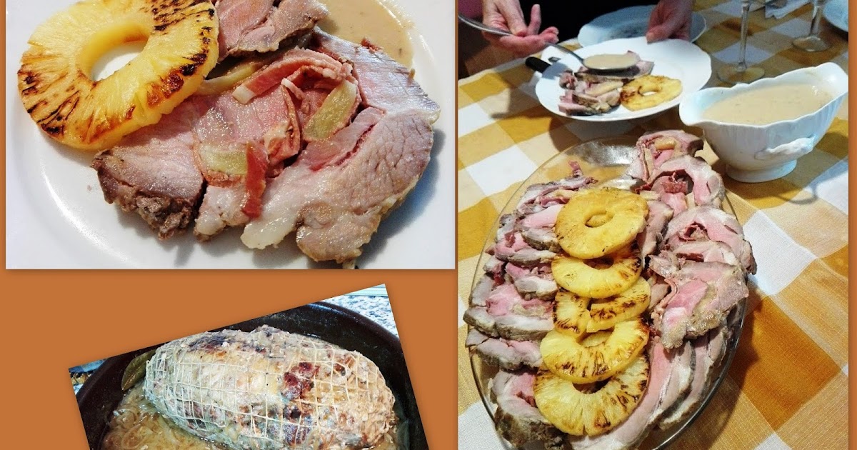 Paprika En La Cocina: Redondo relleno jamón serrano y piña