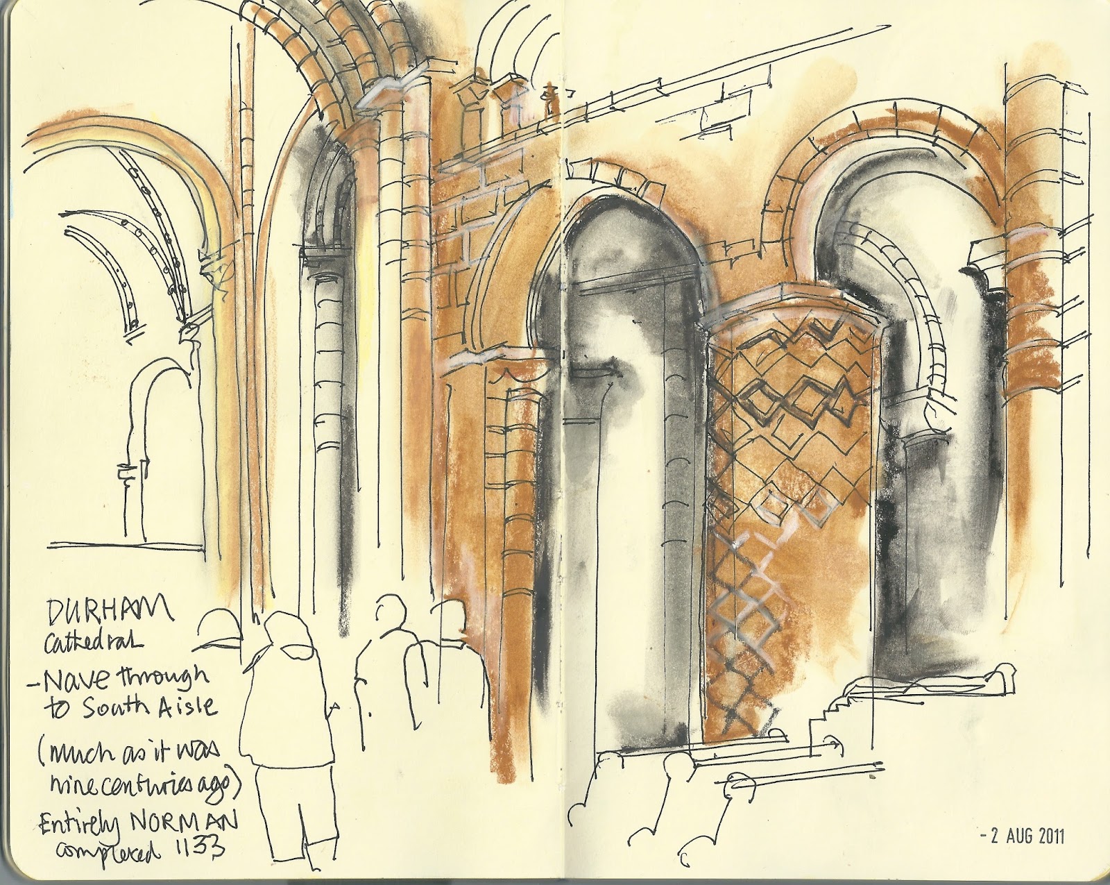 Tim Baynes Art: D is for Durham Cathedral