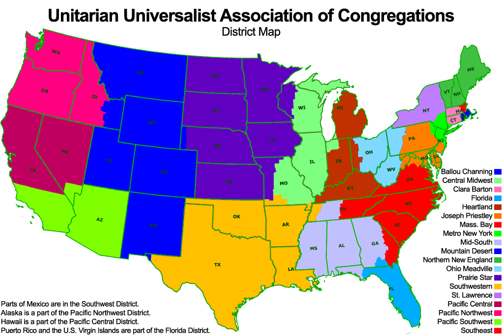 Community UU Matters: Districts to Regions