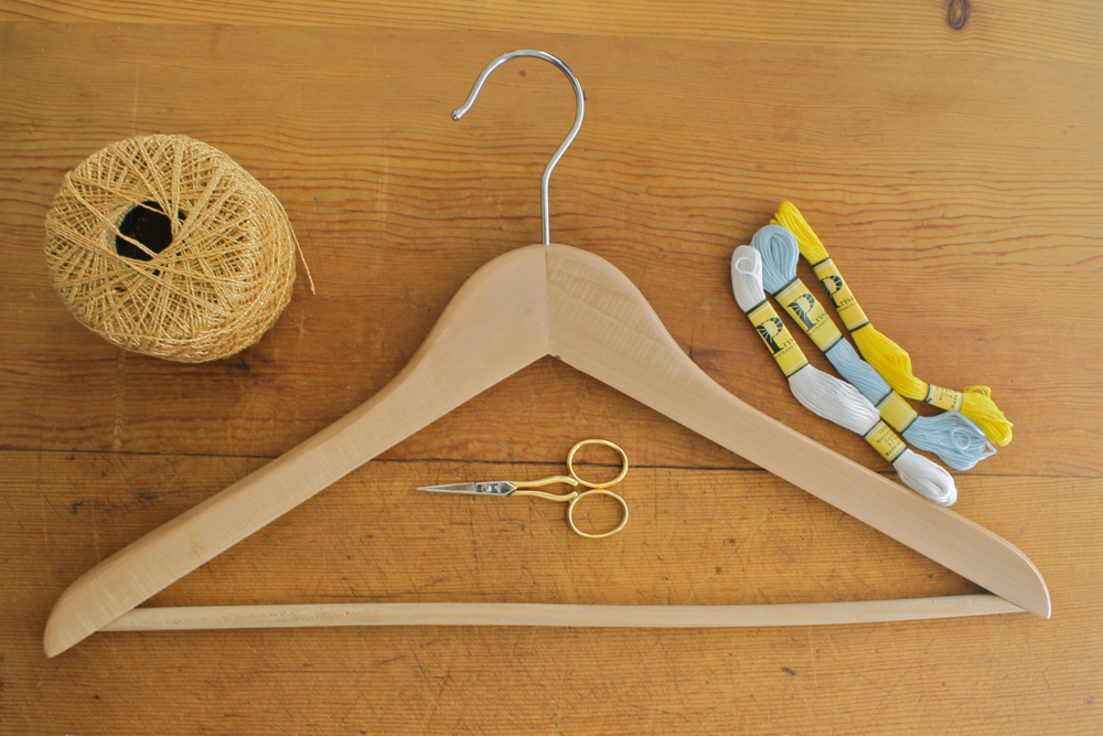 Ladyface Blog: DIY Decorated Clothes Hanger