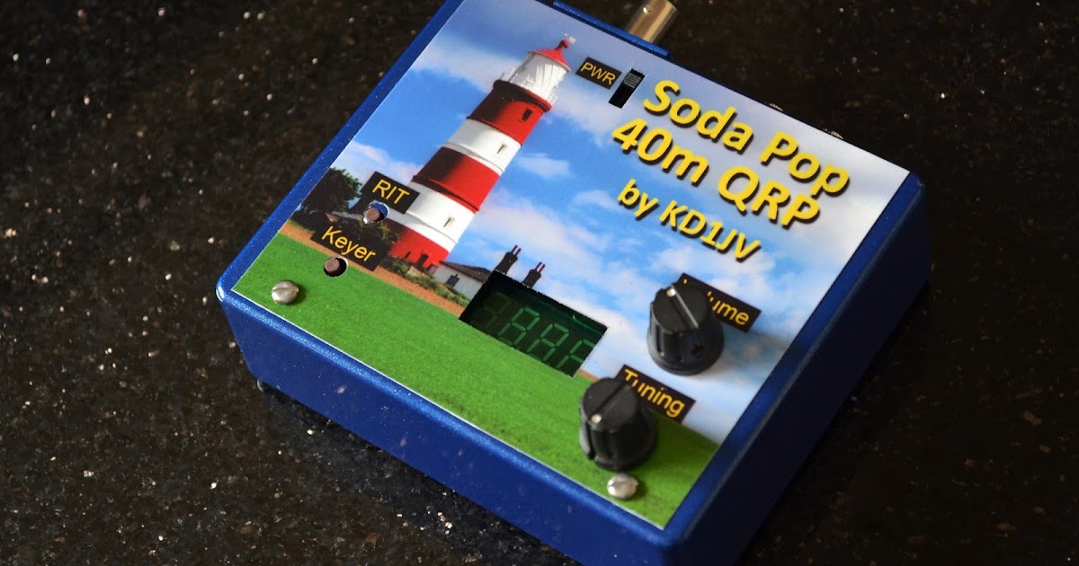 G0KYA's Amateur Radio Blog: Soda Pop 40m CW QRP radio now finished