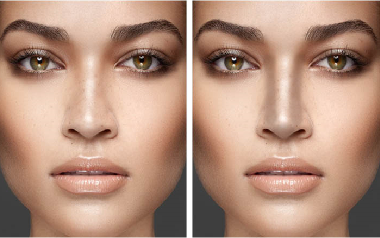 Easy Steps Nose Nontouring Makeup Tips