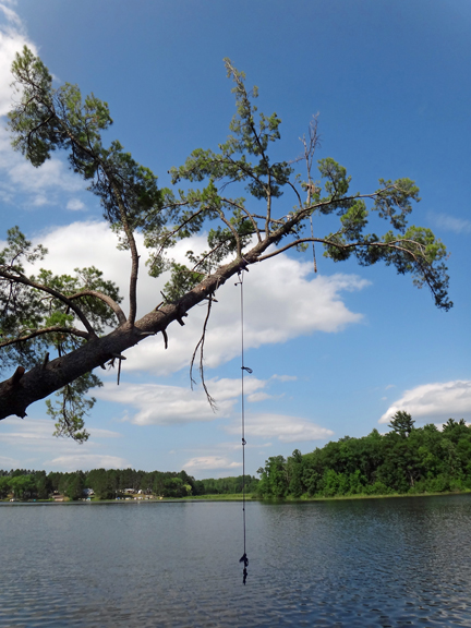 I Have Never...: Day 69 - Swinging From a Rope Swing Into Water