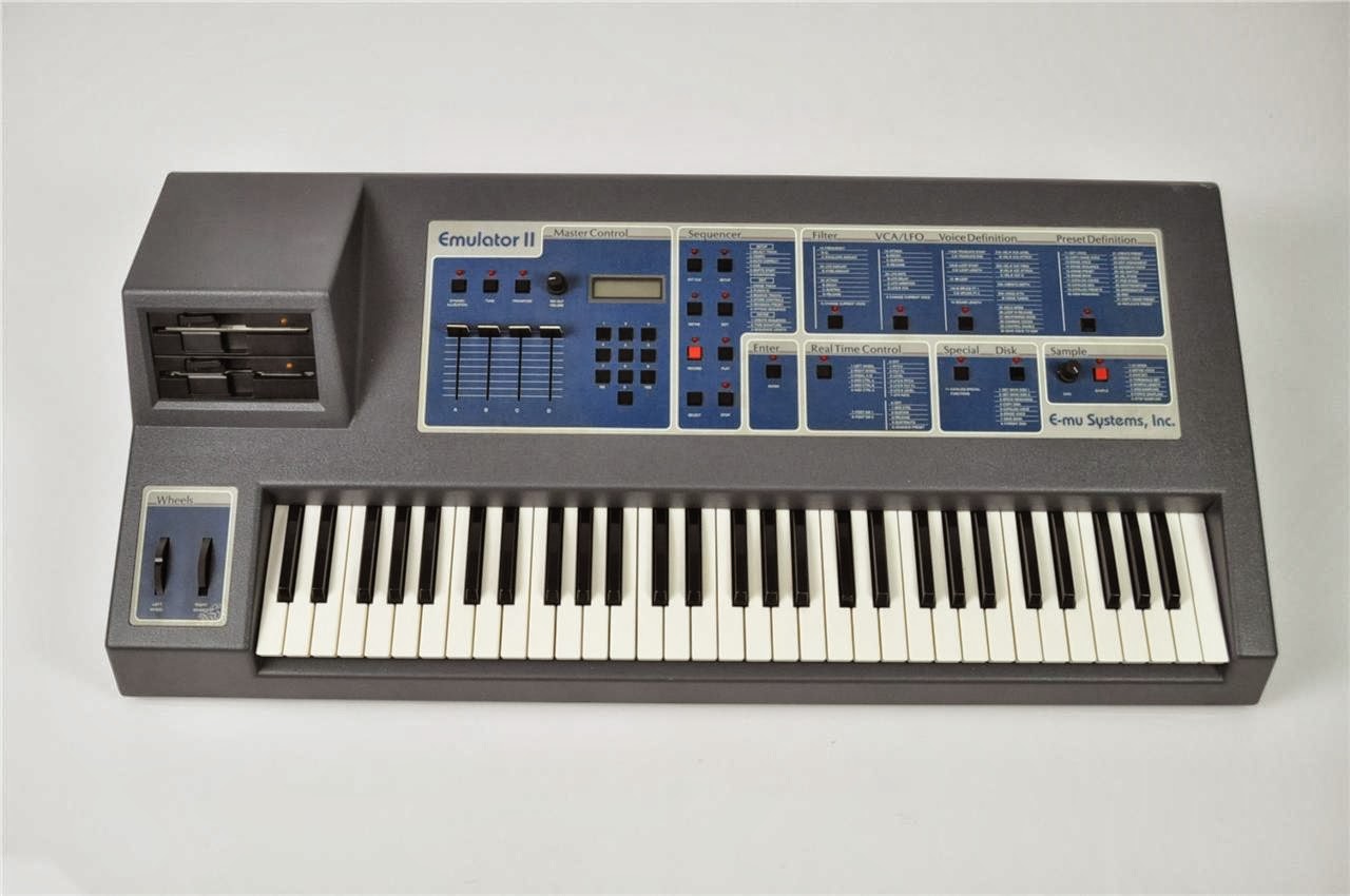 MATRIXSYNTH: E-MU SYSTEMS Emulator II Sampler Keyboard SN 1805 with ...