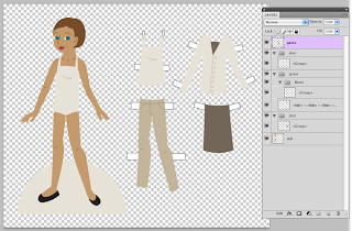 Paper Doll School: April 2013