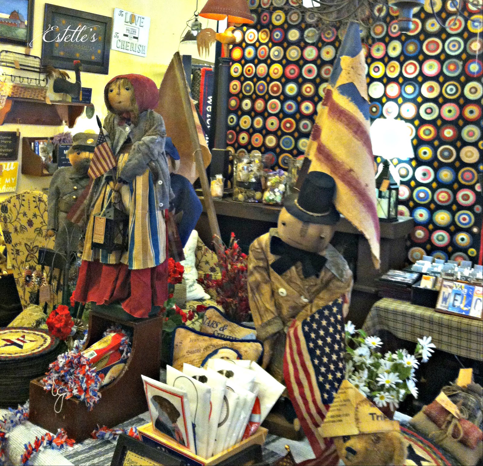 Estelle's: AMERICANA ON DISPLAY