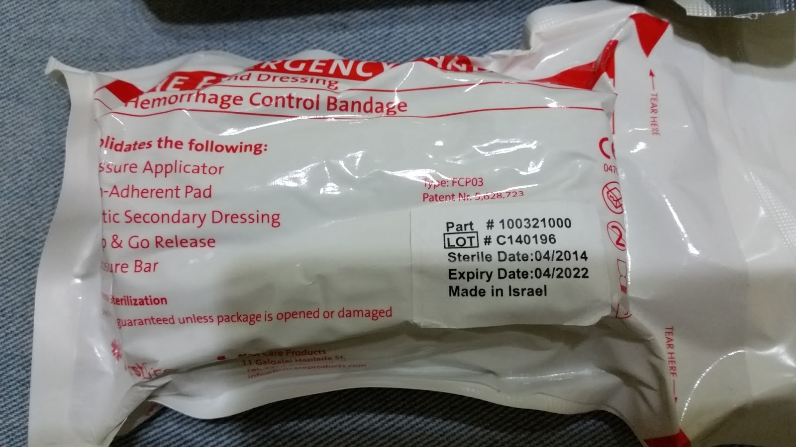 Black Belt Inc.: Bandages: Emergency Bandage & H Compression Bandage