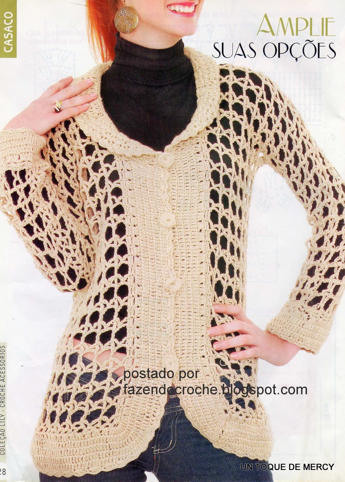 UN TOQUE DE MERCY: SACO FEMENINO DE CROCHET ....