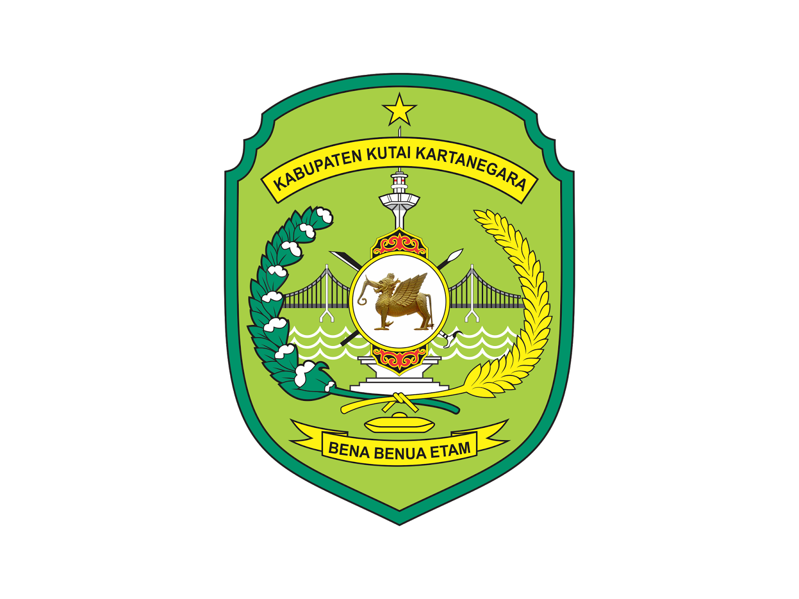 Logo Kabupaten Kutai Kartanegara Vector Cdr & Png HD - Biologizone