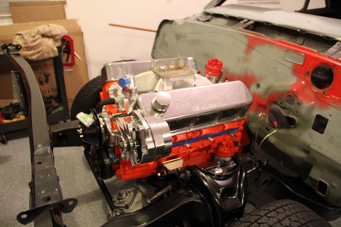 The making of Steve's 1966 Chevelle SS: Trans Support Complete & Body ...
