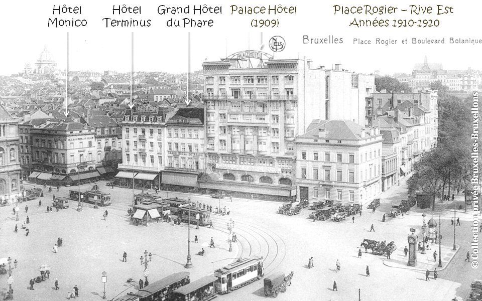 Bruxelles-Bruxellons: Place Rogier au fil du temps passé