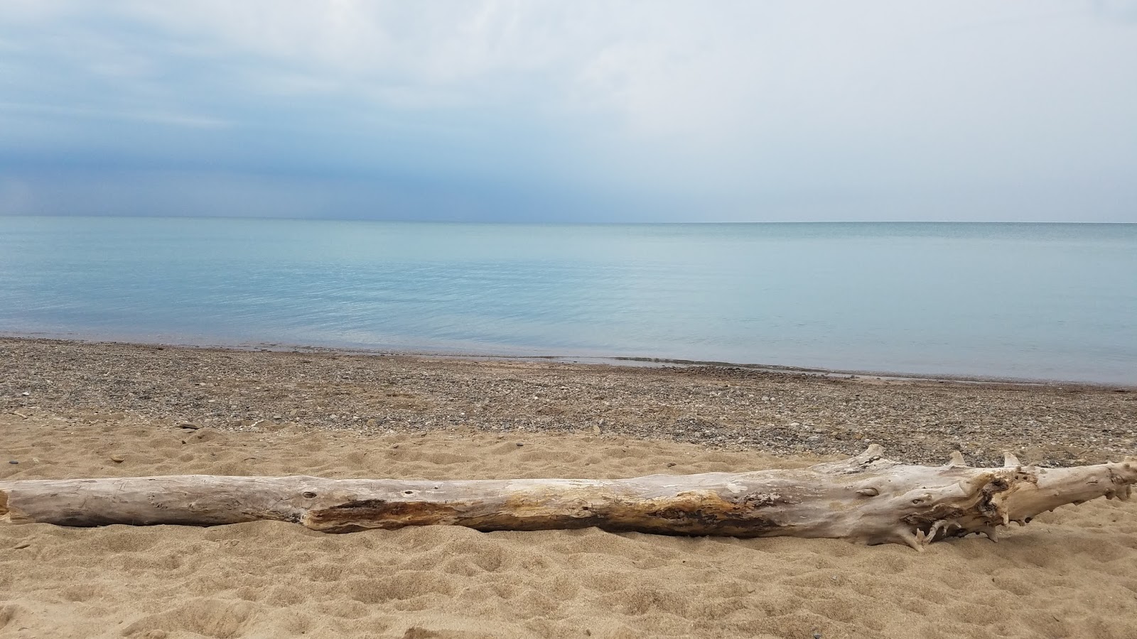 Across North America: Lake View Beach on Lake Michigan in Indiana