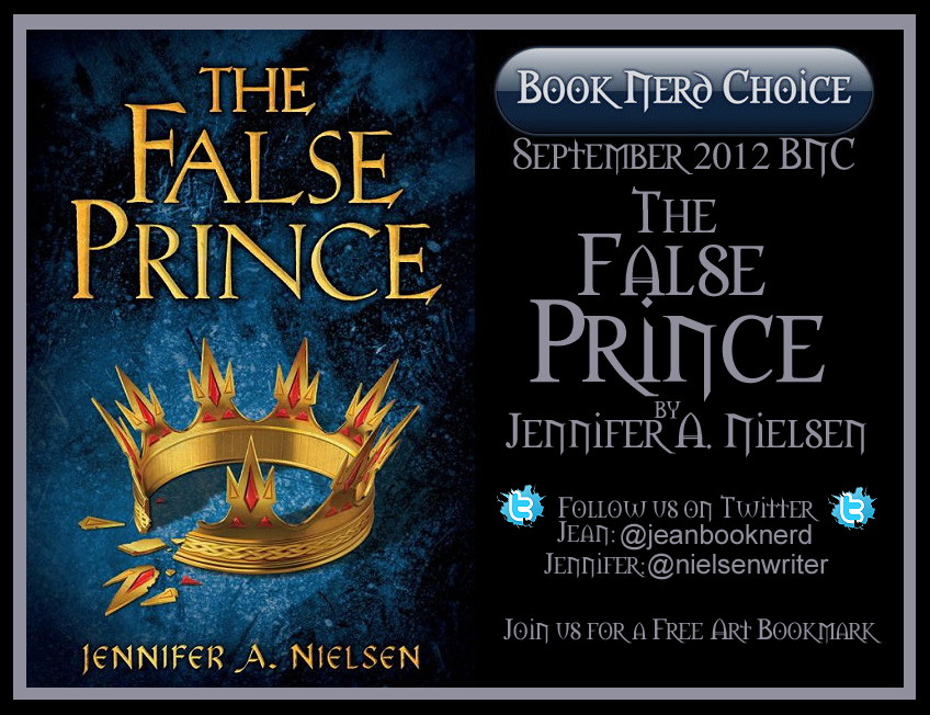September 2012 BNC - The False Prince by Jennifer A. Nielsen ~ JeanBookNerd