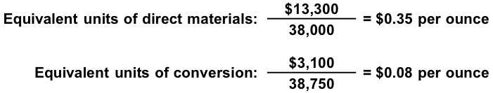 Accounting Q and A: PE 20-5A Cost per equivalent unit