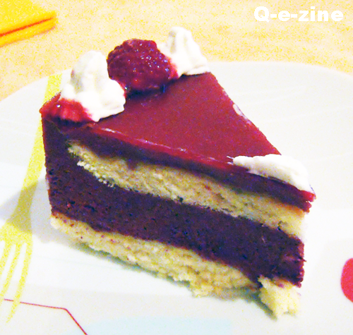 Q-e-zine: Entremet fruits rouges et cassis