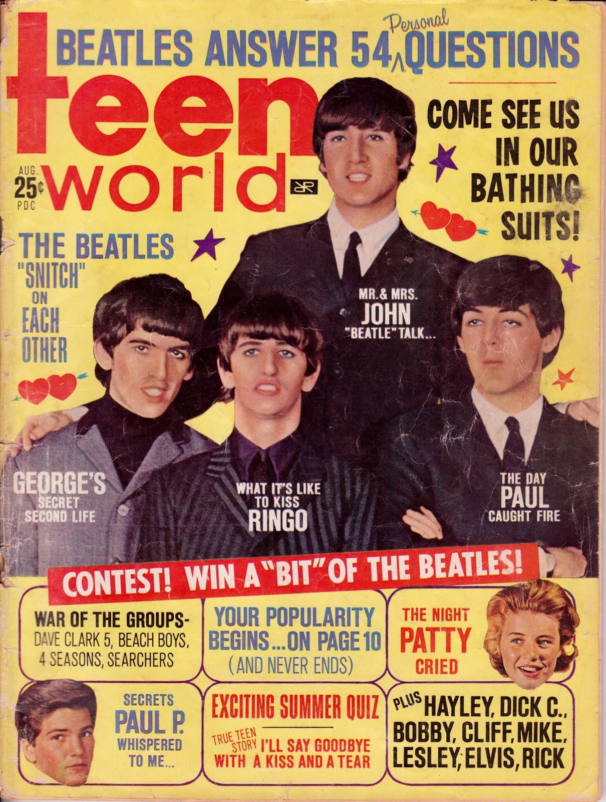 More vintage Beatles magazine covers