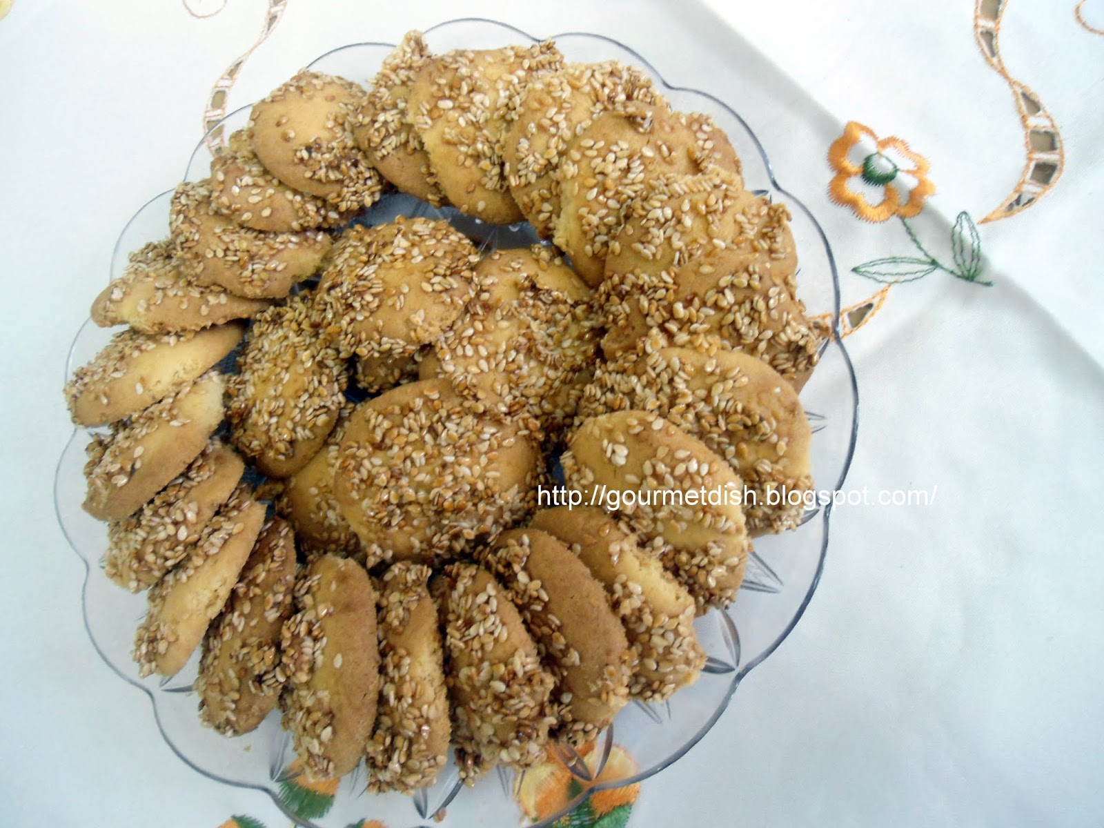 Gourmet Dish: Sesame Biscuits