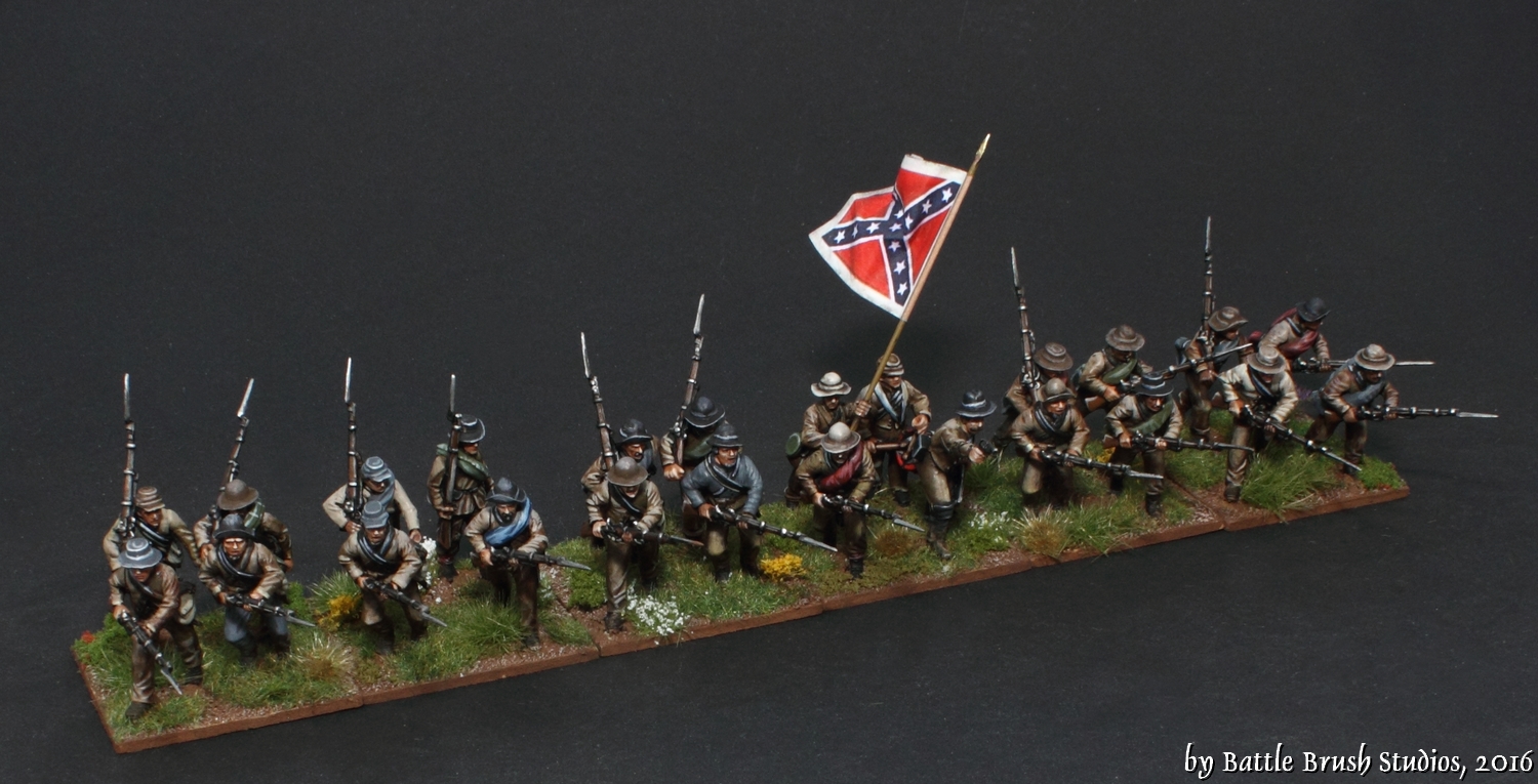 Battle Brush Studios: Review: Perry Miniatures Confederate Infantry ...