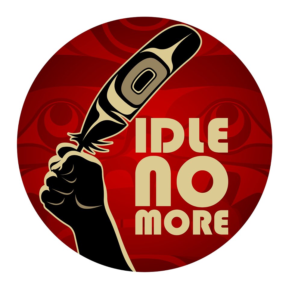 White Wolf : Idle No More Art: Posters Promote A Revolution