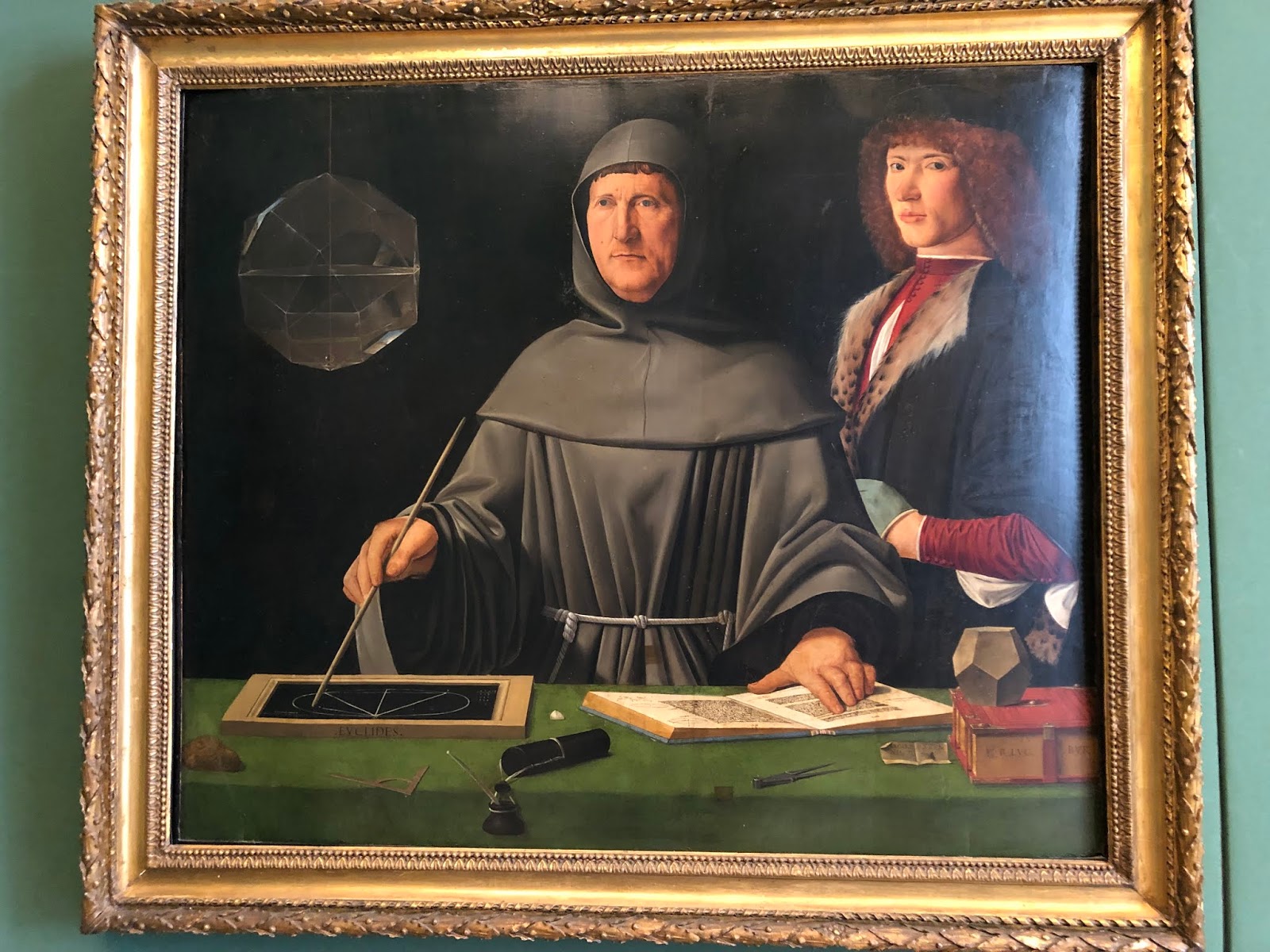 Blogghetto: Il ritratto di fra' Luca Pacioli al museo di Capodimonte
