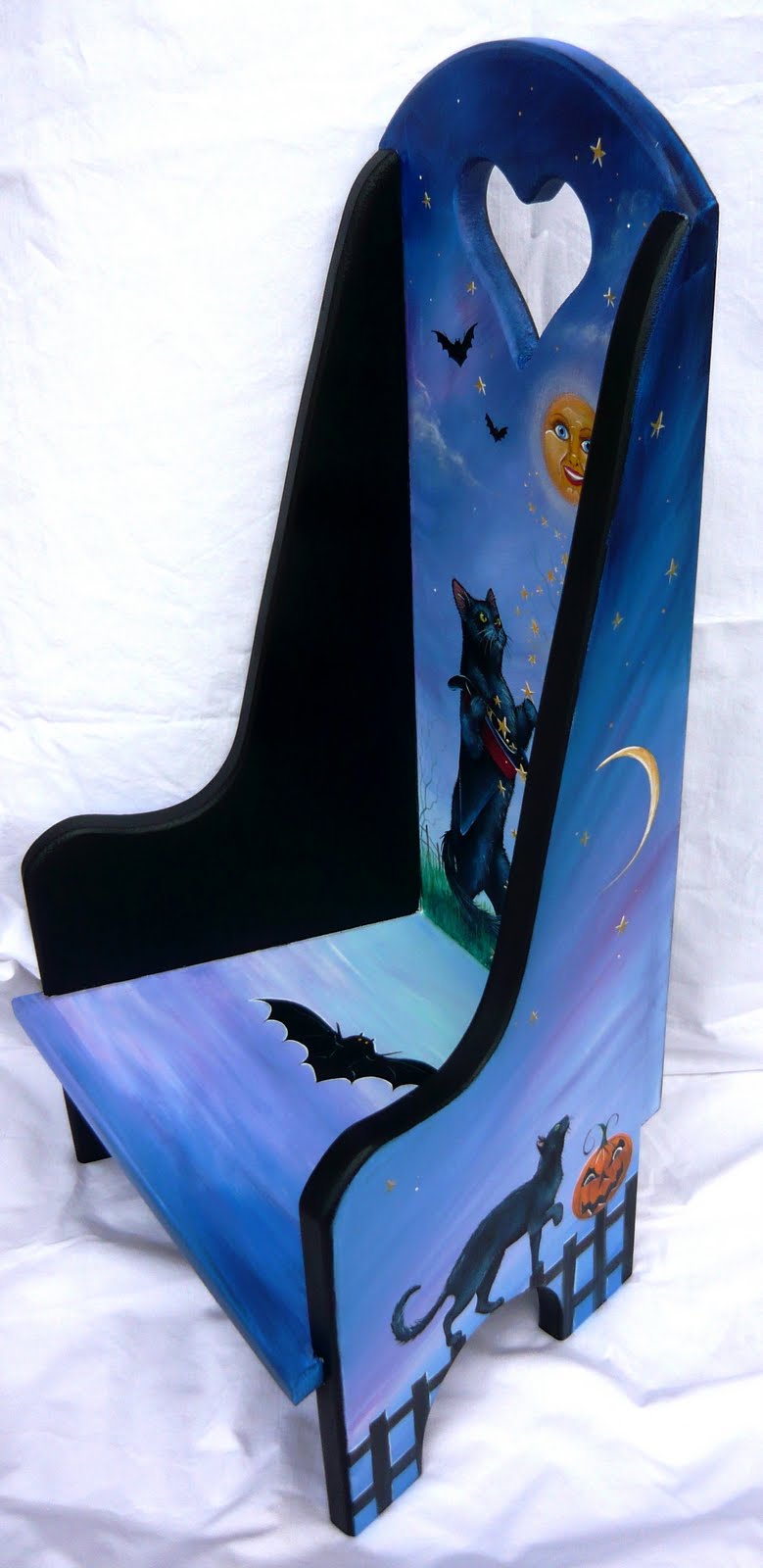 MAGIC BRUSH STUDIO: Black Cat "Hocus Pocus" HP Vintage Child's /Doll ...