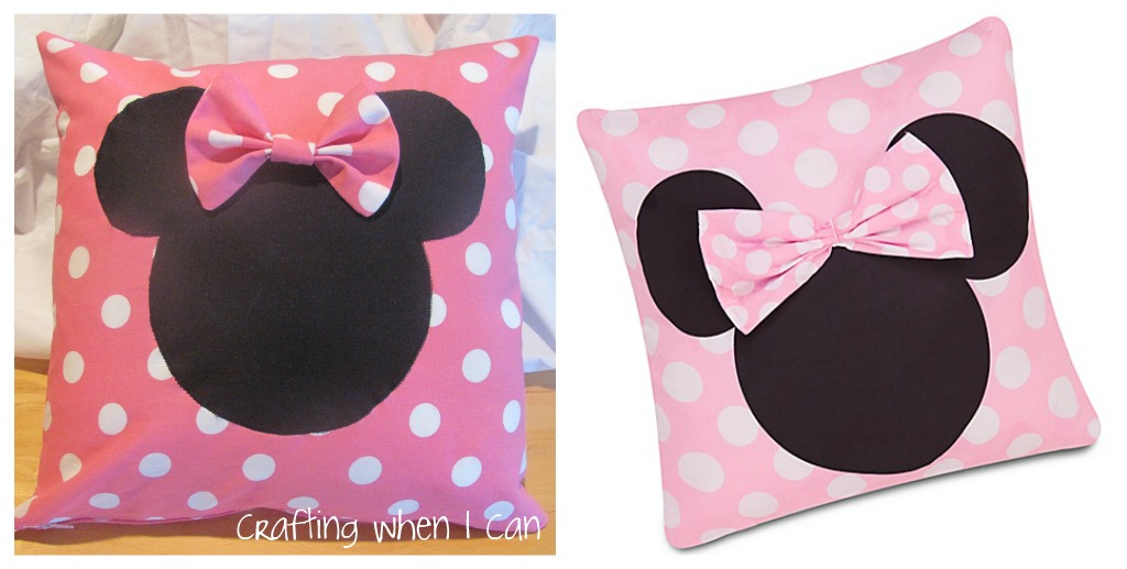 Crafting When I Can: Minnie Mouse Pillow
