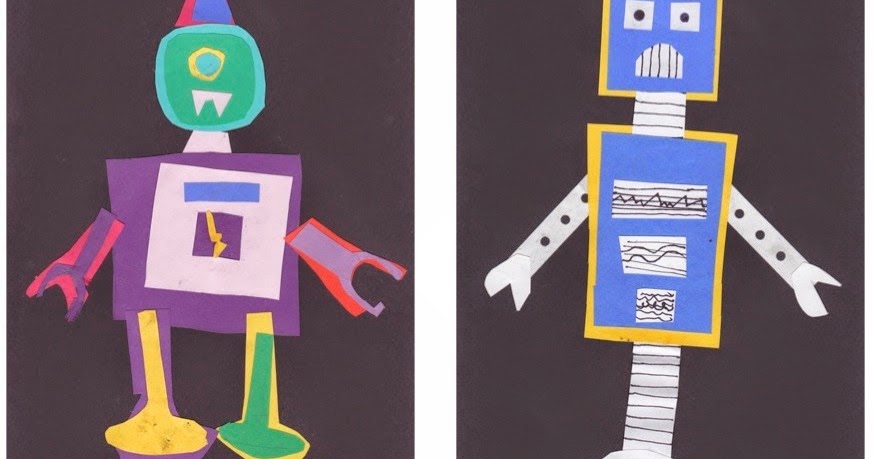 The Rolling Artroom: Shape Robots (1st-3rd Grade)
