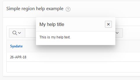 APEX stuff in one place: Oracle APEX region help text hacks