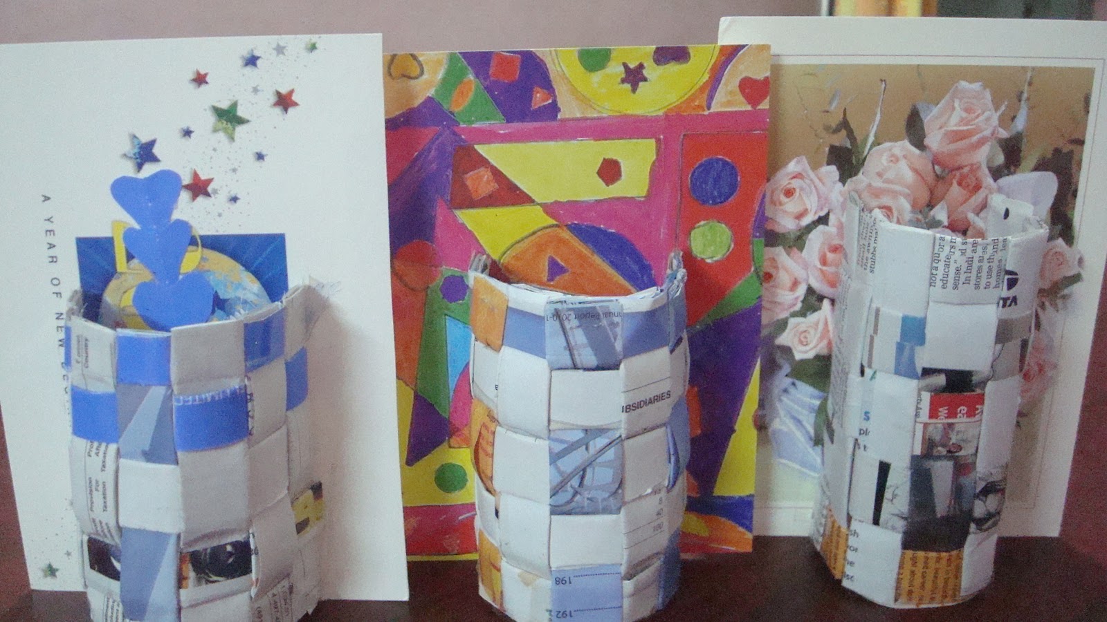 Aishwarya's World: Best out of waste paper