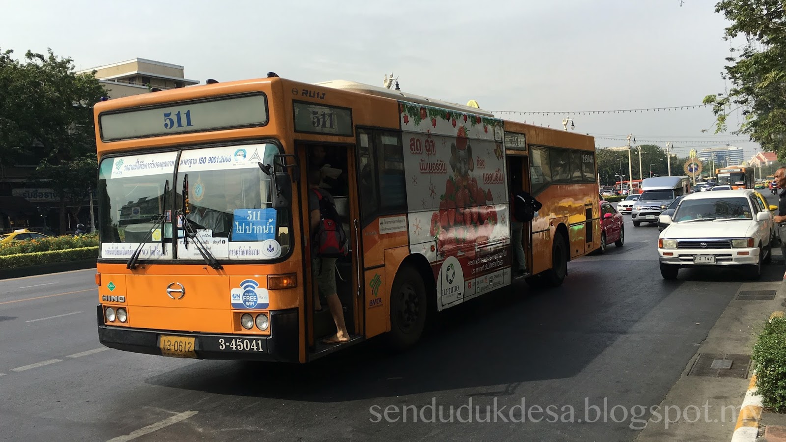 sendudukdesa journal: THAILAND : Perkhidmatan Bas Awam di Bangkok