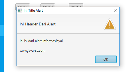 Cara Membuat Alert Pada JavaFX - JavaSC Developer
