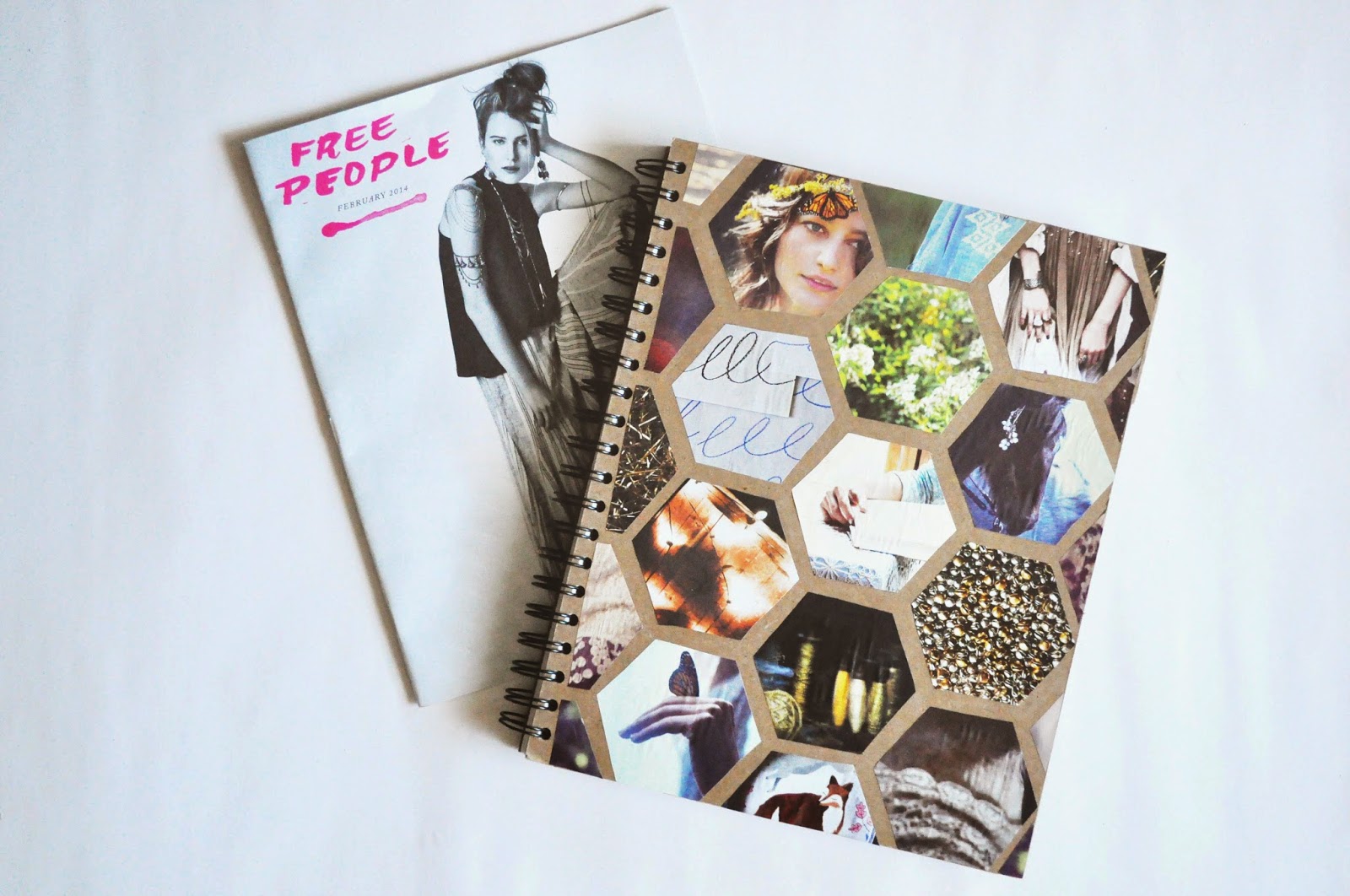 Pie N' the Sky: M A K E :: hexagon notebook