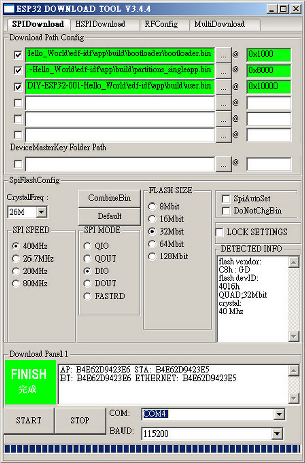 BugWorkShop - 甲蟲工作室: DIY - ESP32：ESP32 第一個程式 Hello World（十）
