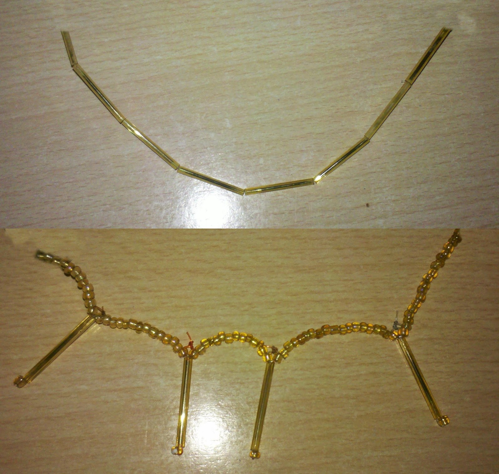 NOYA: DIY: COLLAR SENCILLO Y BARATO