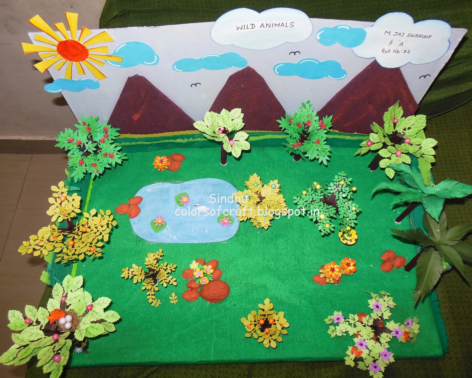 Colors of My Crafty World: Forest - School Project