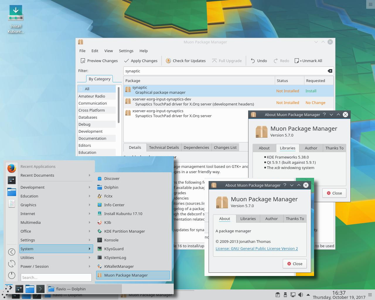 Byteria: Live Kubuntu 17.10 Artful Aardvark